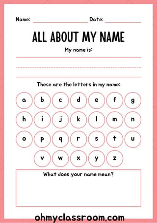 OhMyClassroom.com Preschool Learning Pack Worksheets.pdf