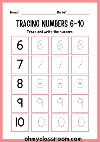 OhMyClassroom.com Preschool Learning Pack Worksheets.pdf