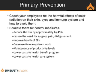 Sun Safety at Work Canada | PPT