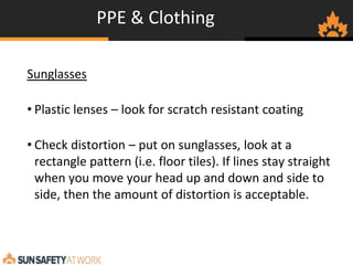 Sun Safety at Work Canada | PPT