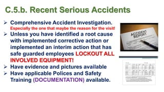 Good morning, there is a person here that says they are an OSHA ...