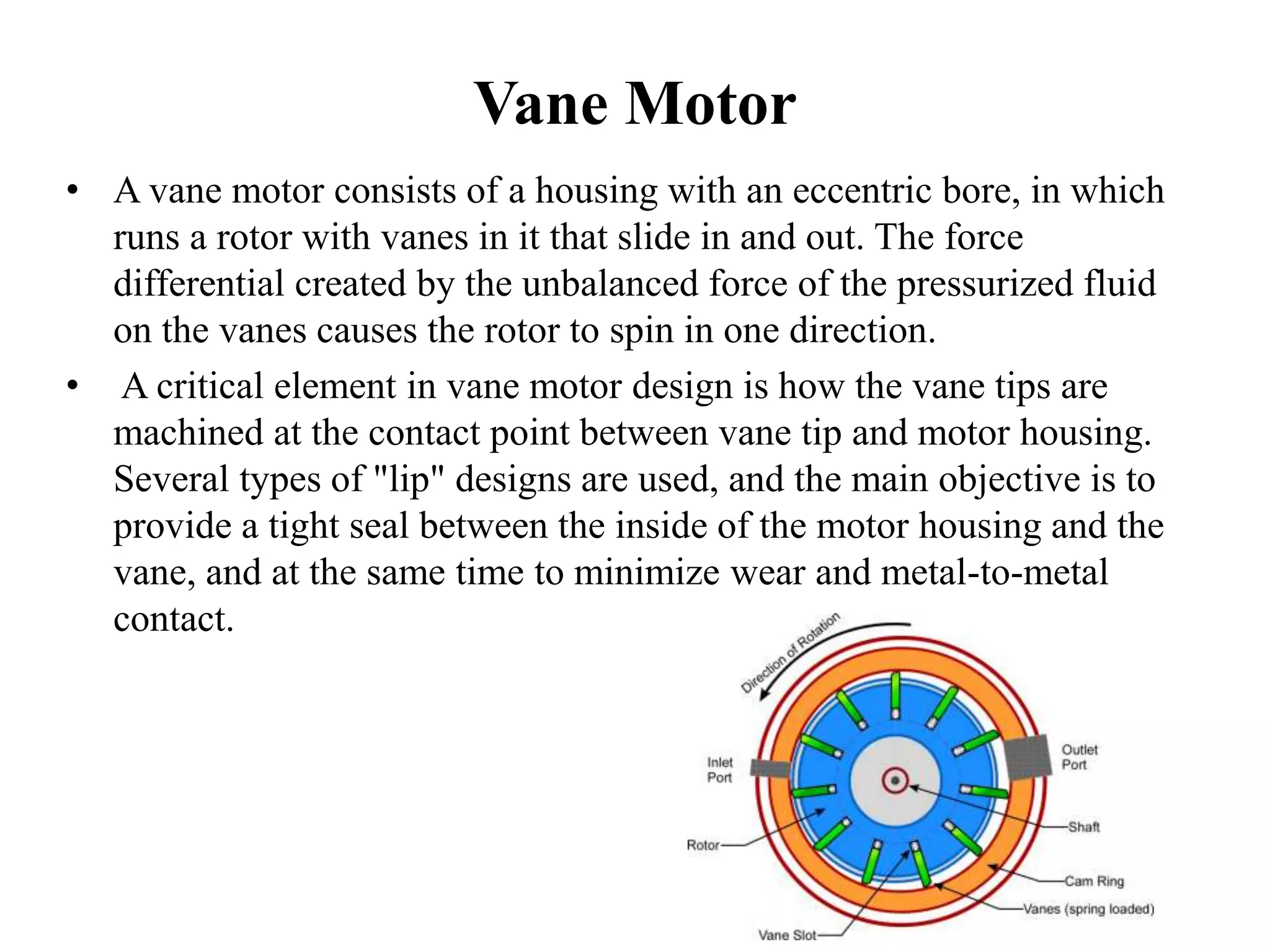 Hydraulic Motors | PPTX