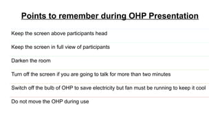 overhead projector and it's advantage jjdbdndnnd | PPTX