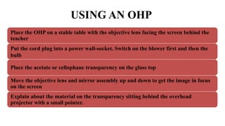 overhead projector and it's advantage jjdbdndnnd | PPTX