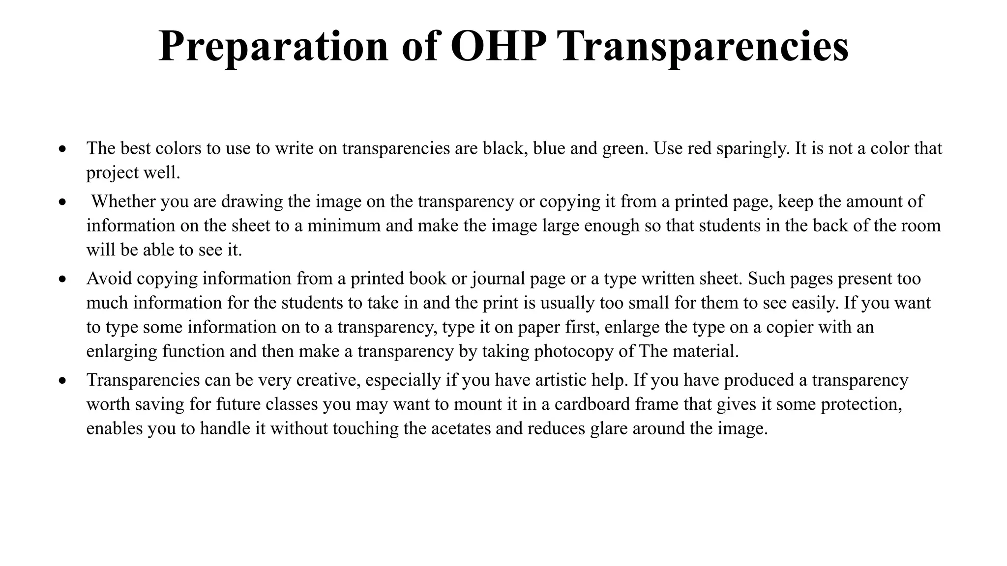 Over head projector | PPTX