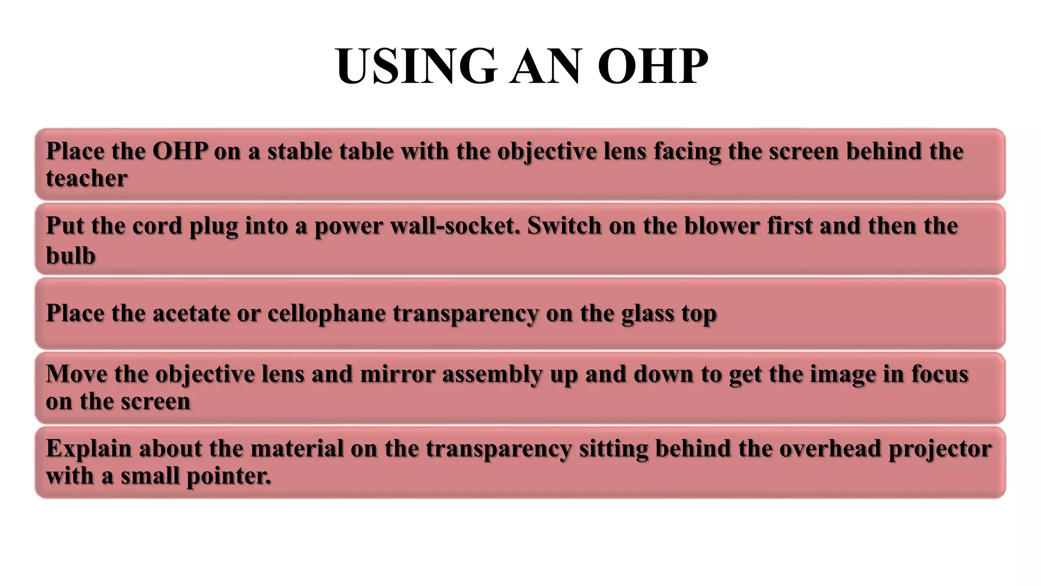 Over head projector | PPTX