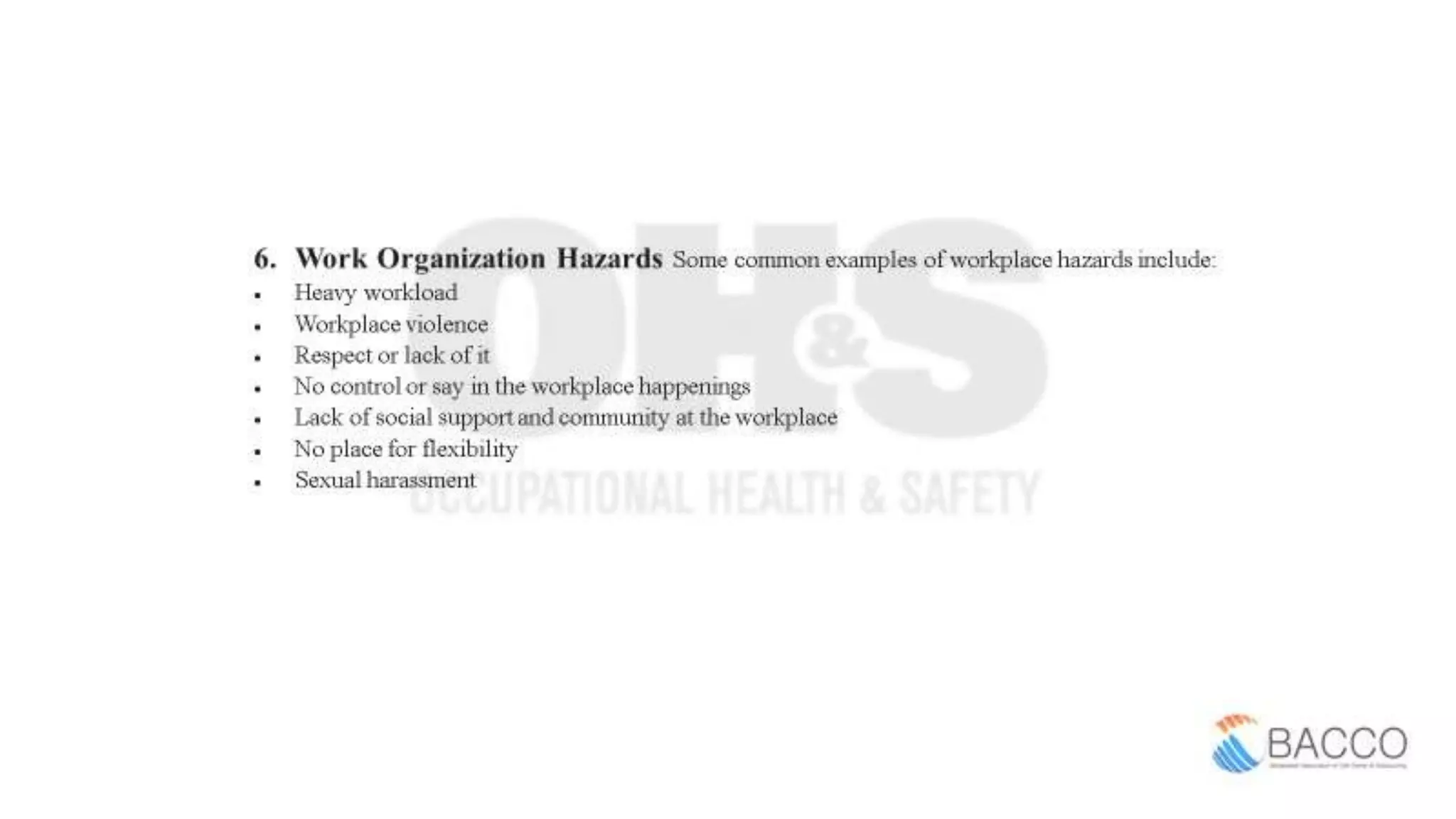 Occupational Health & Safety (OHS ) | PPTX
