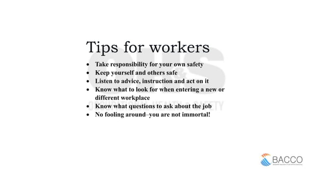 Occupational Health & Safety (OHS ) | PPTX | Human Resources | Business