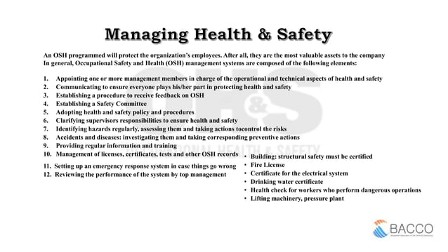 Occupational Health & Safety (OHS ) | PPTX | Human Resources | Business