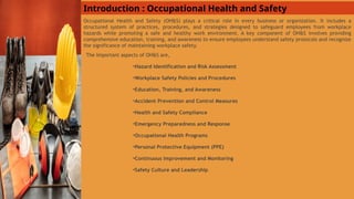 Occupational Health and Safety Management | PPTX
