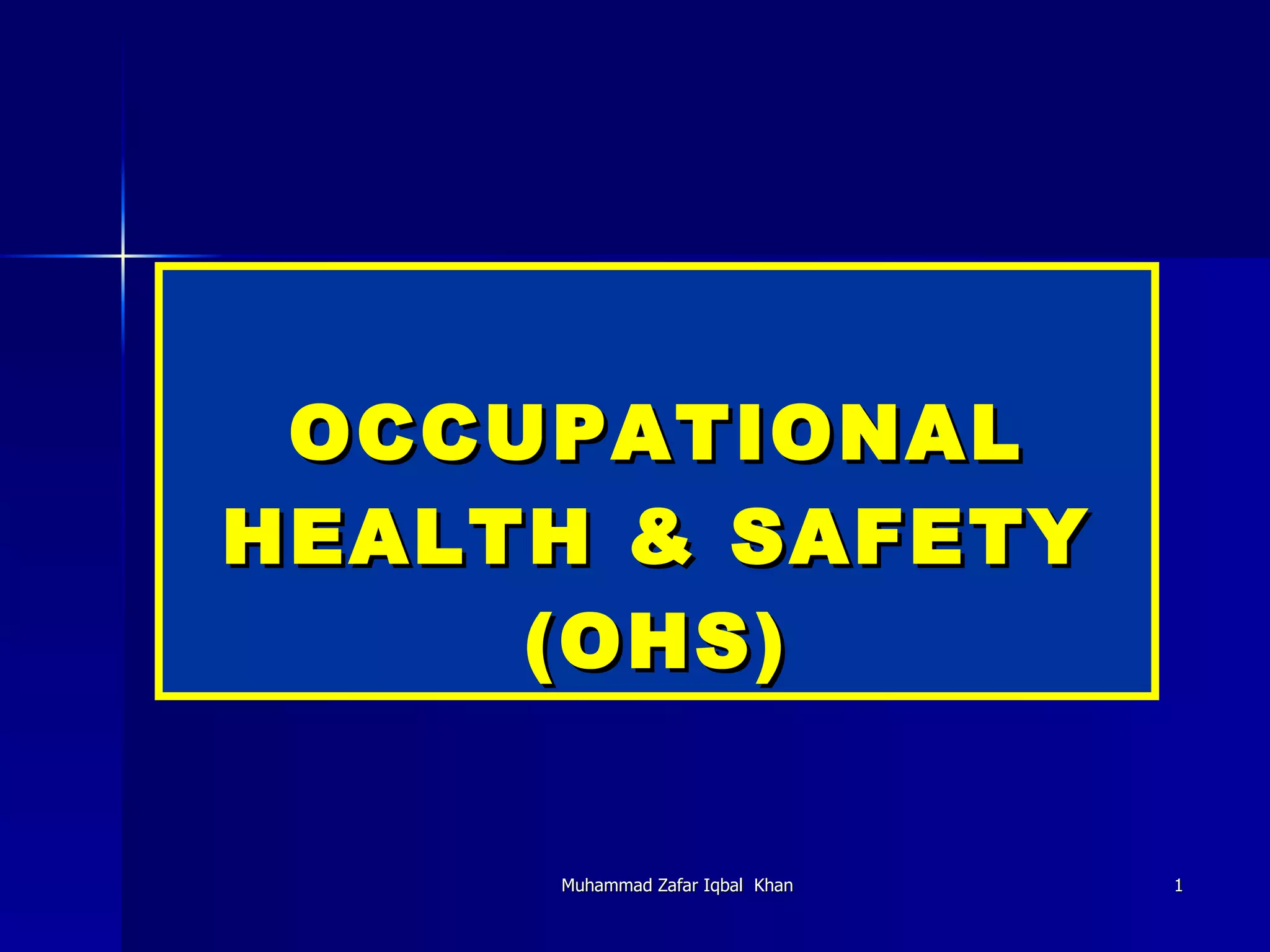 OH& S at Construction Sites in Australia | PPT