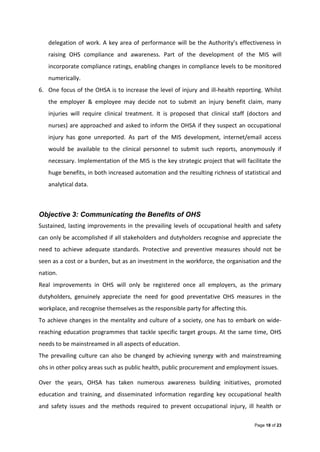 Sample for OHSAS Strategic Plan 2014 to 2020 | PDF