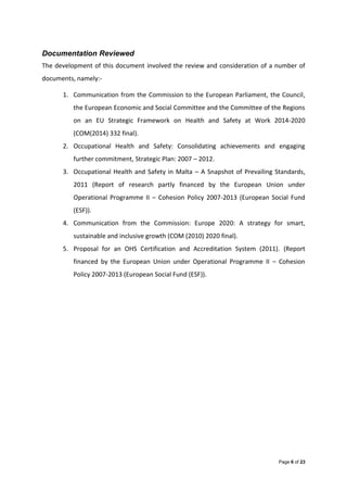 Sample for OHSAS Strategic Plan 2014 to 2020 | PDF