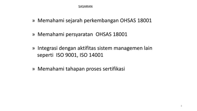 PENGENALAN OHSAS, Sistem Manajemen K3.pptx