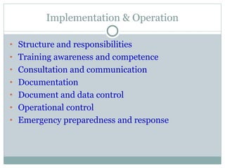 Occupational health and safety management system | PPT
