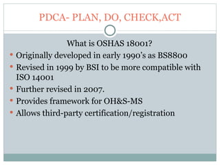 Occupational health and safety management system | PPT