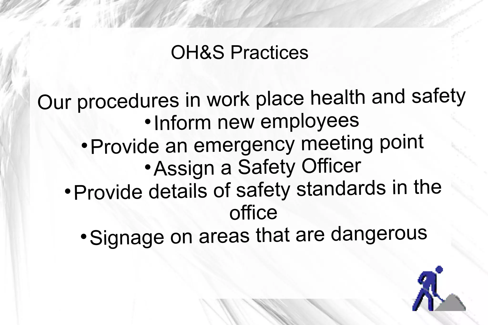 Ohs assignment | PPT