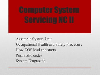 occupational health and Safety Procedure | PPTX