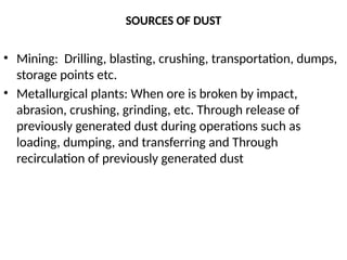 Occupational health safety on dust as a hazard | PPTX