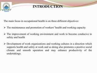 How To Create An Occupational Health Unit | PPT