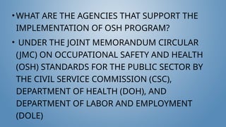OHS .OCCUPATIONAL HEALTH ANDF SAFETYFSM1 WEEK 2-3.pptx