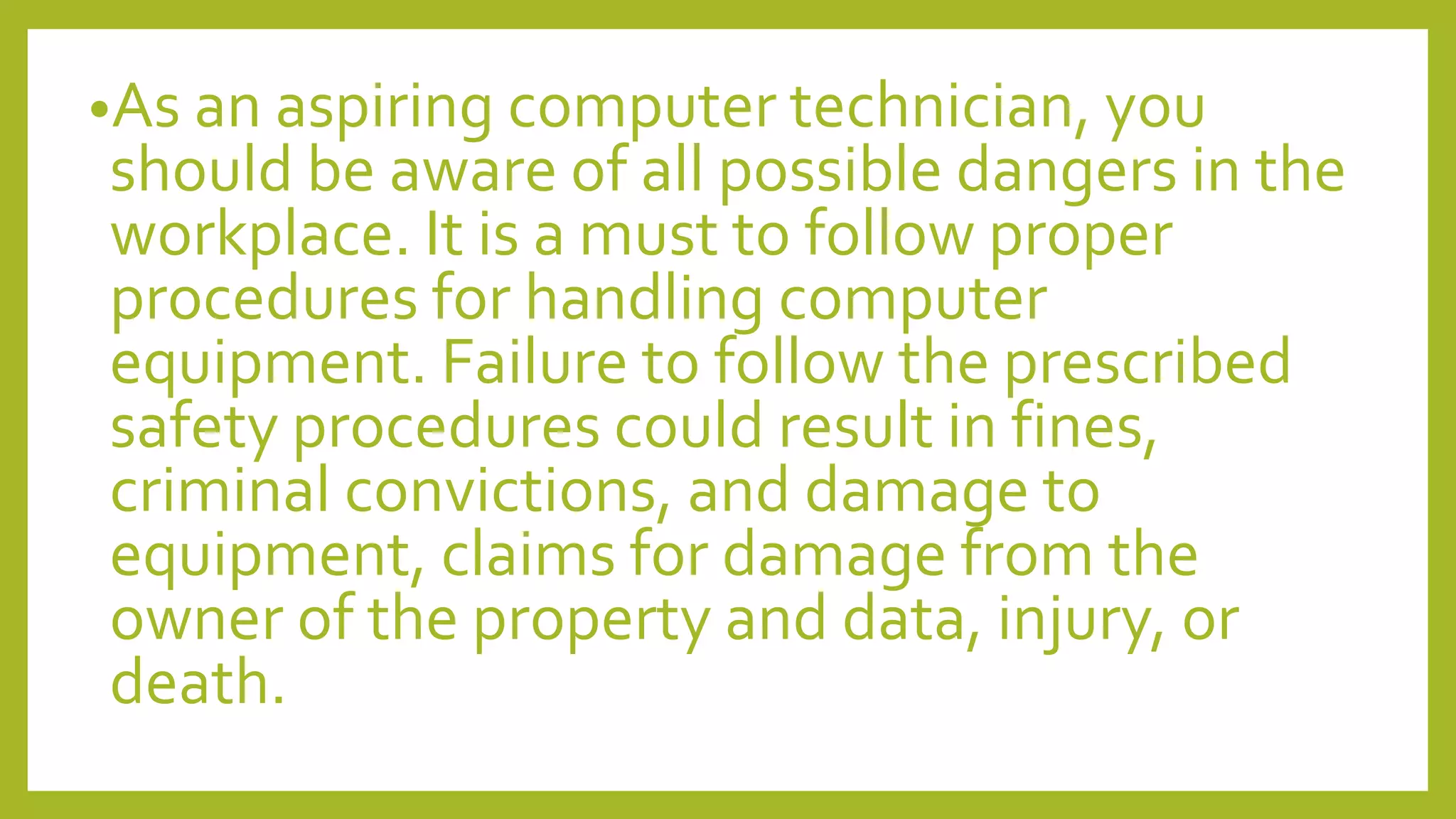 OHS in CSS Grade 10 | PPTX