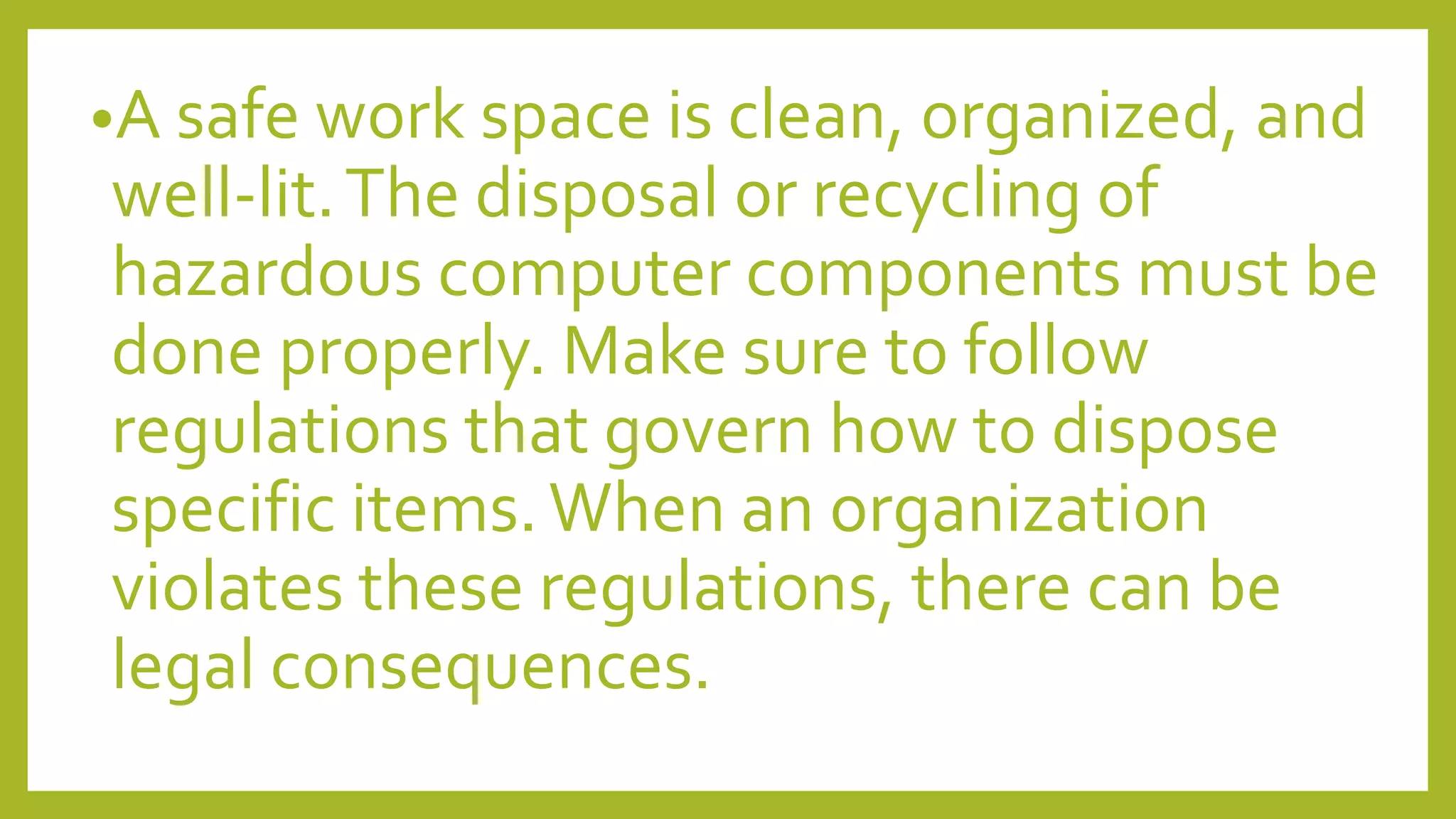 OHS in CSS Grade 10 | PPTX