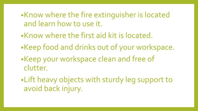 OHS in CSS Grade 10 | PPTX