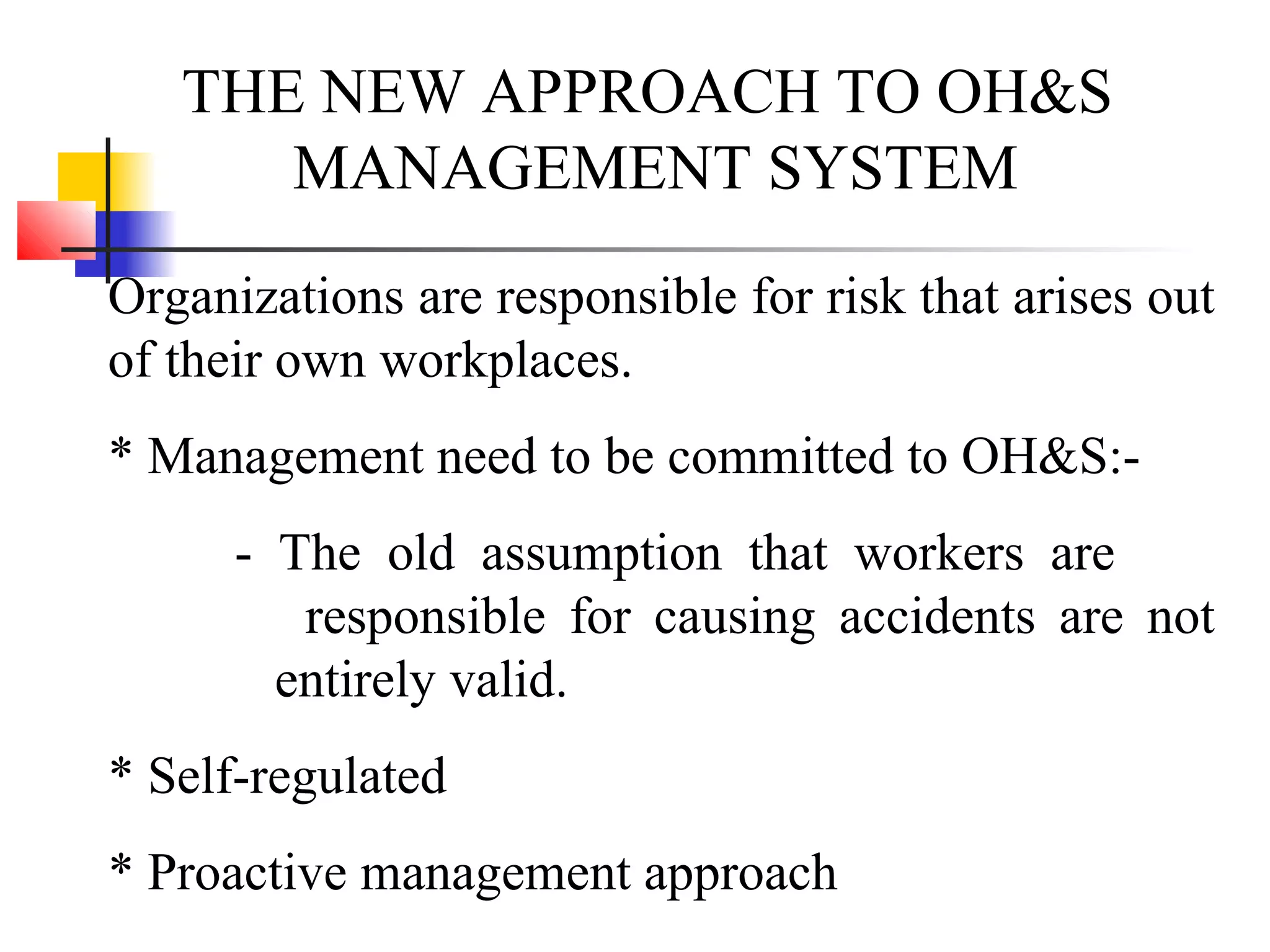Ohs management system | PPT
