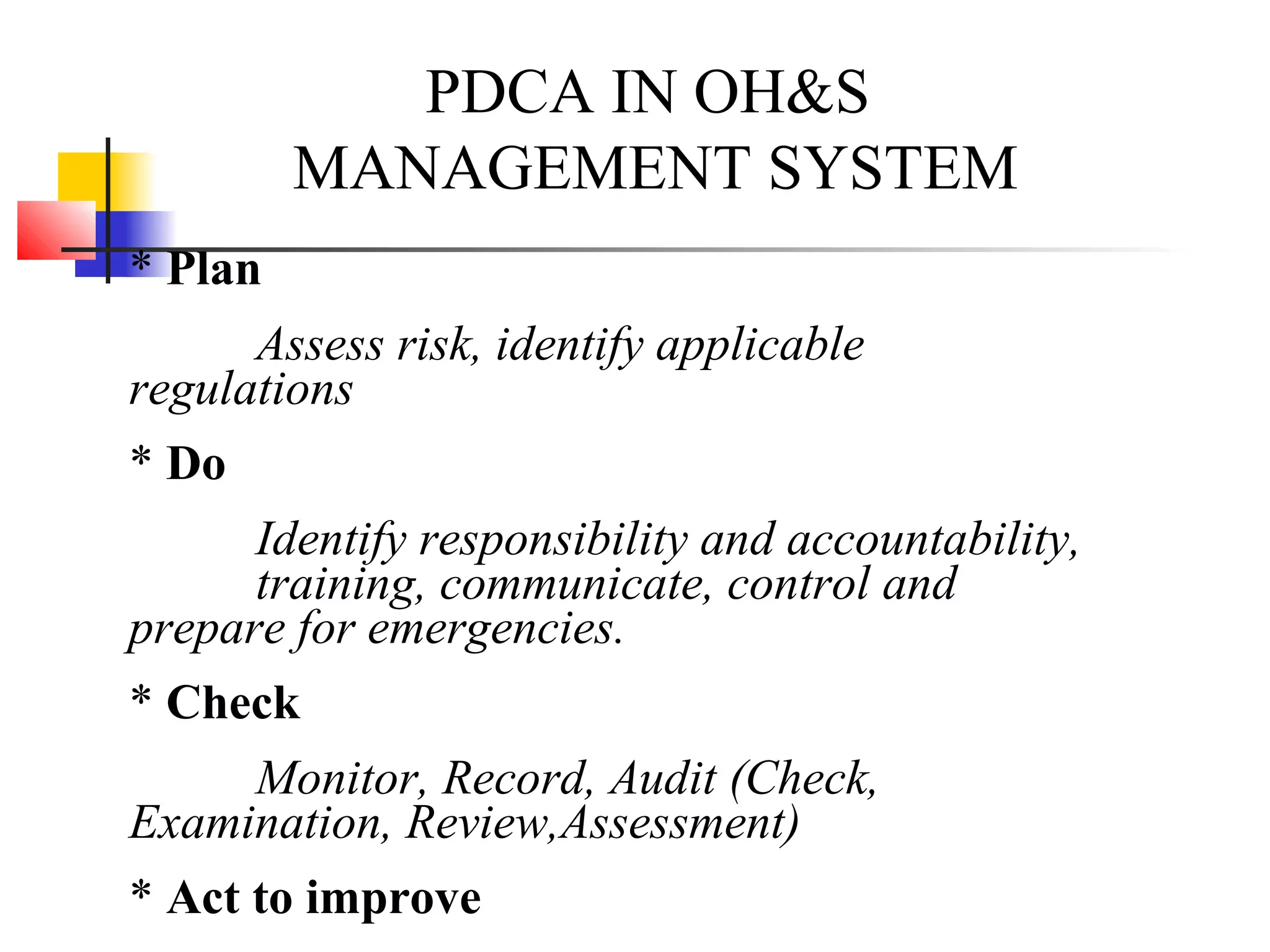 Ohs management system | PPT