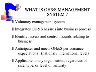 Ohs management system | PPT