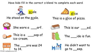 How to Teach #S-Blends to Your Kids - The letters blend together but ...