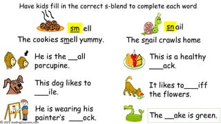 How to Teach #S-Blends to Your Kids - The letters blend together but ...