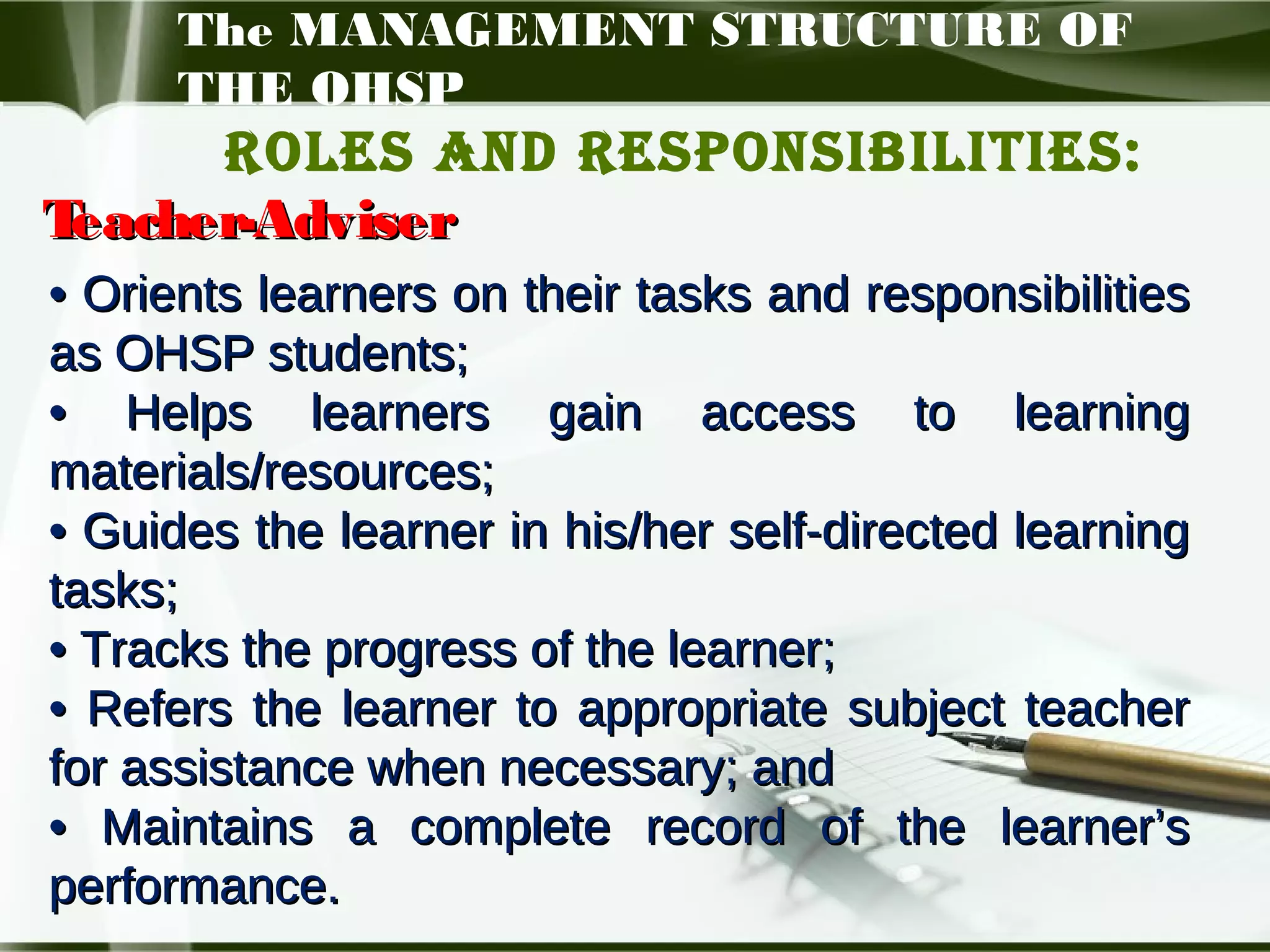 Open High School Program | PPT