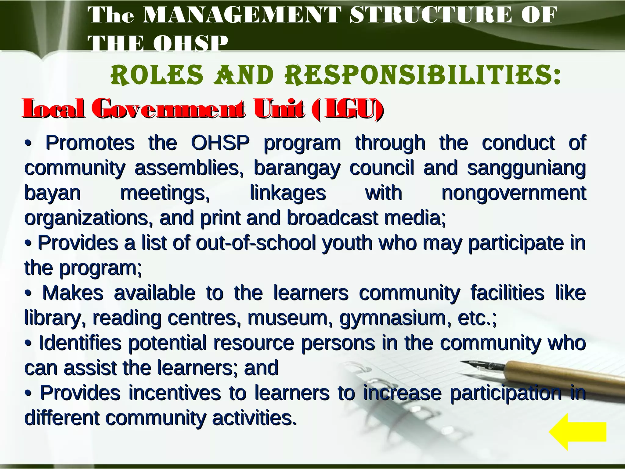 Open High School Program | PPT