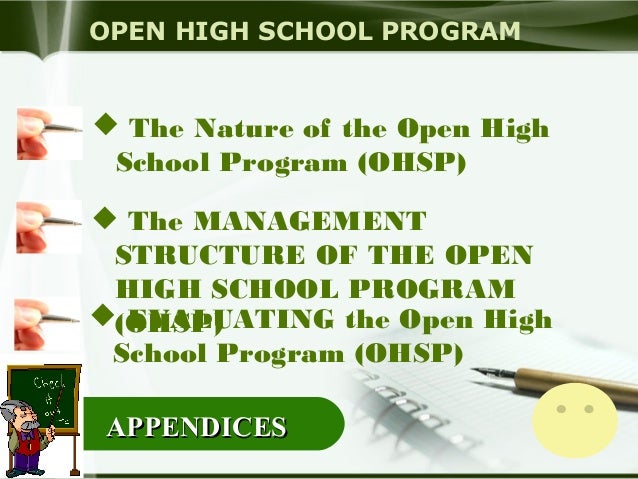 Open High School Program