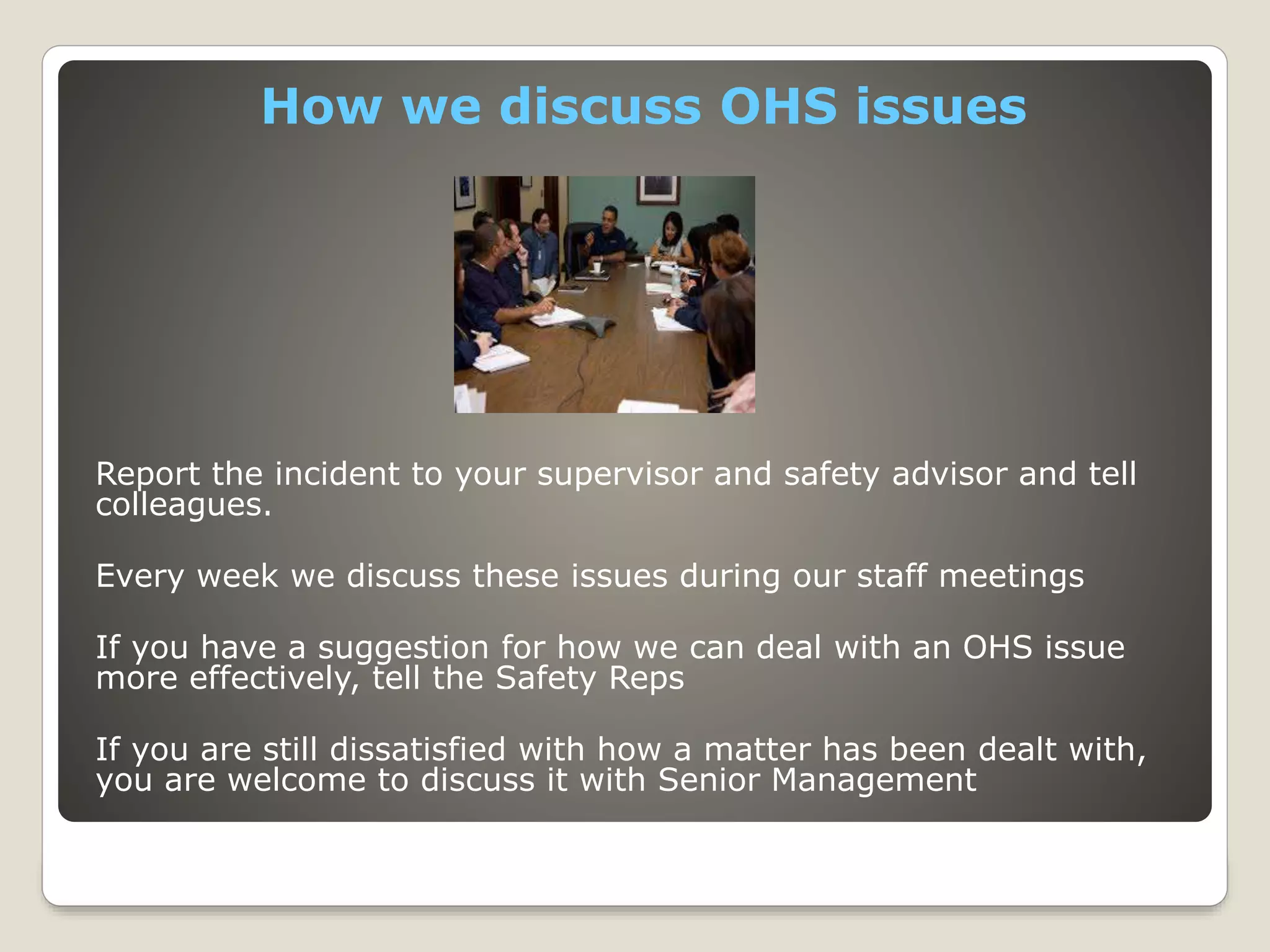 Occupational Health and Safety Powerpoint Presentation | PPTX