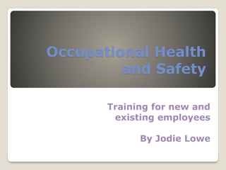 Occupational Health and Safety Powerpoint Presentation | PPTX