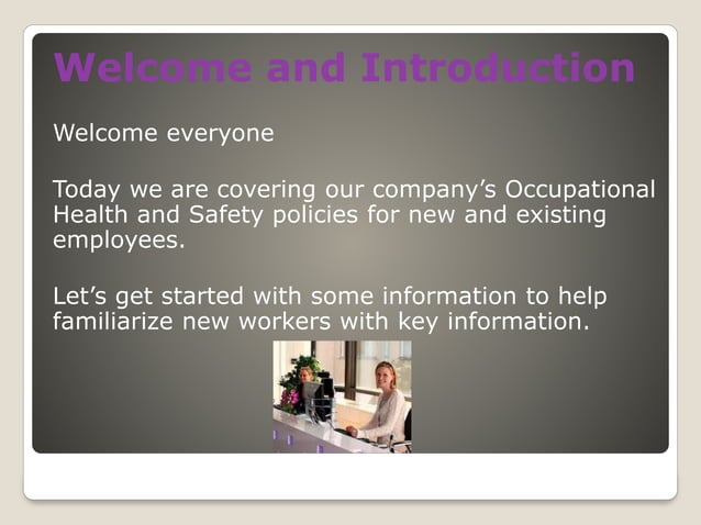Occupational Health and Safety Powerpoint Presentation | PPTX
