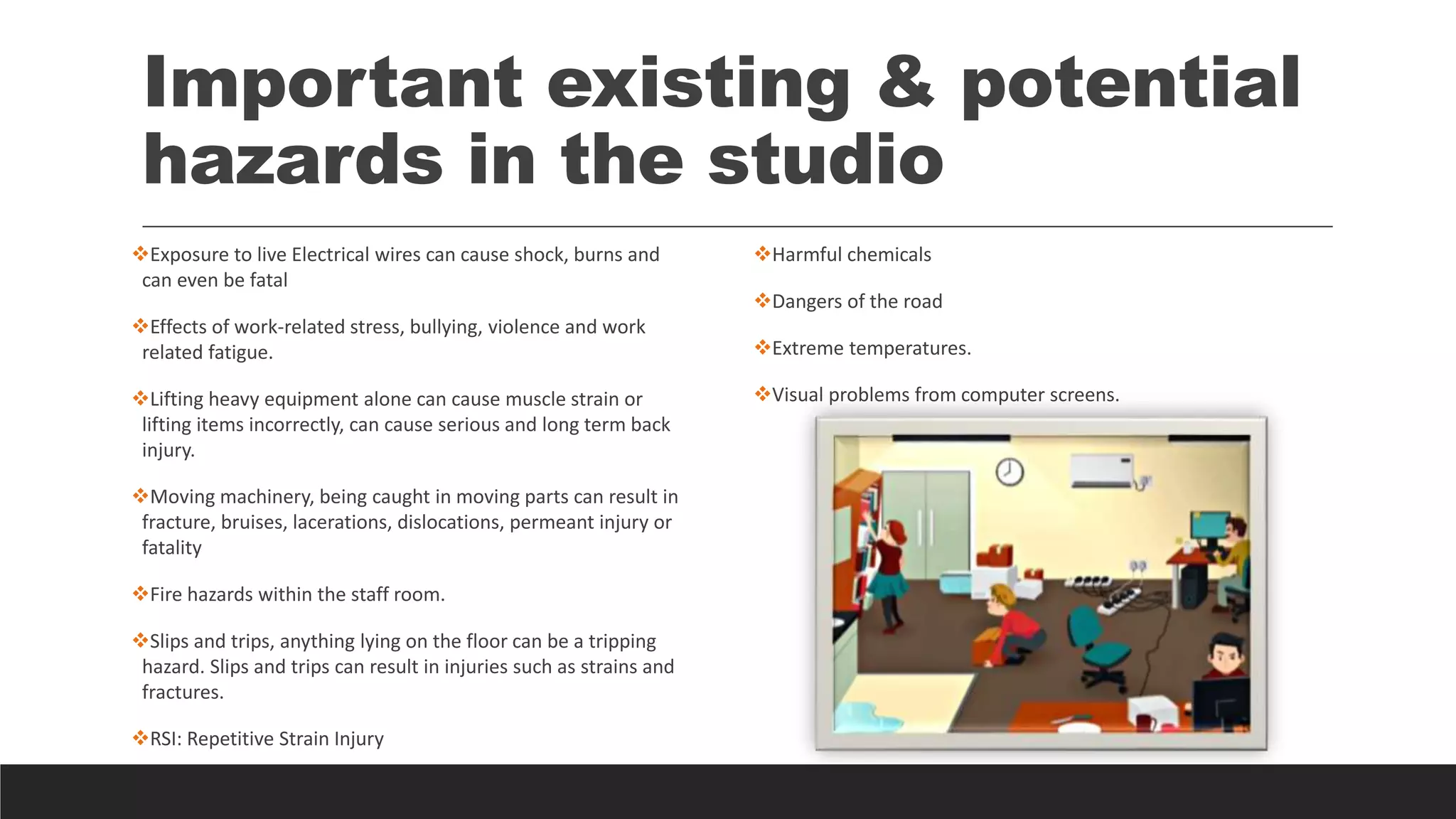 OH&S practices within the graphic design studio | PPTX