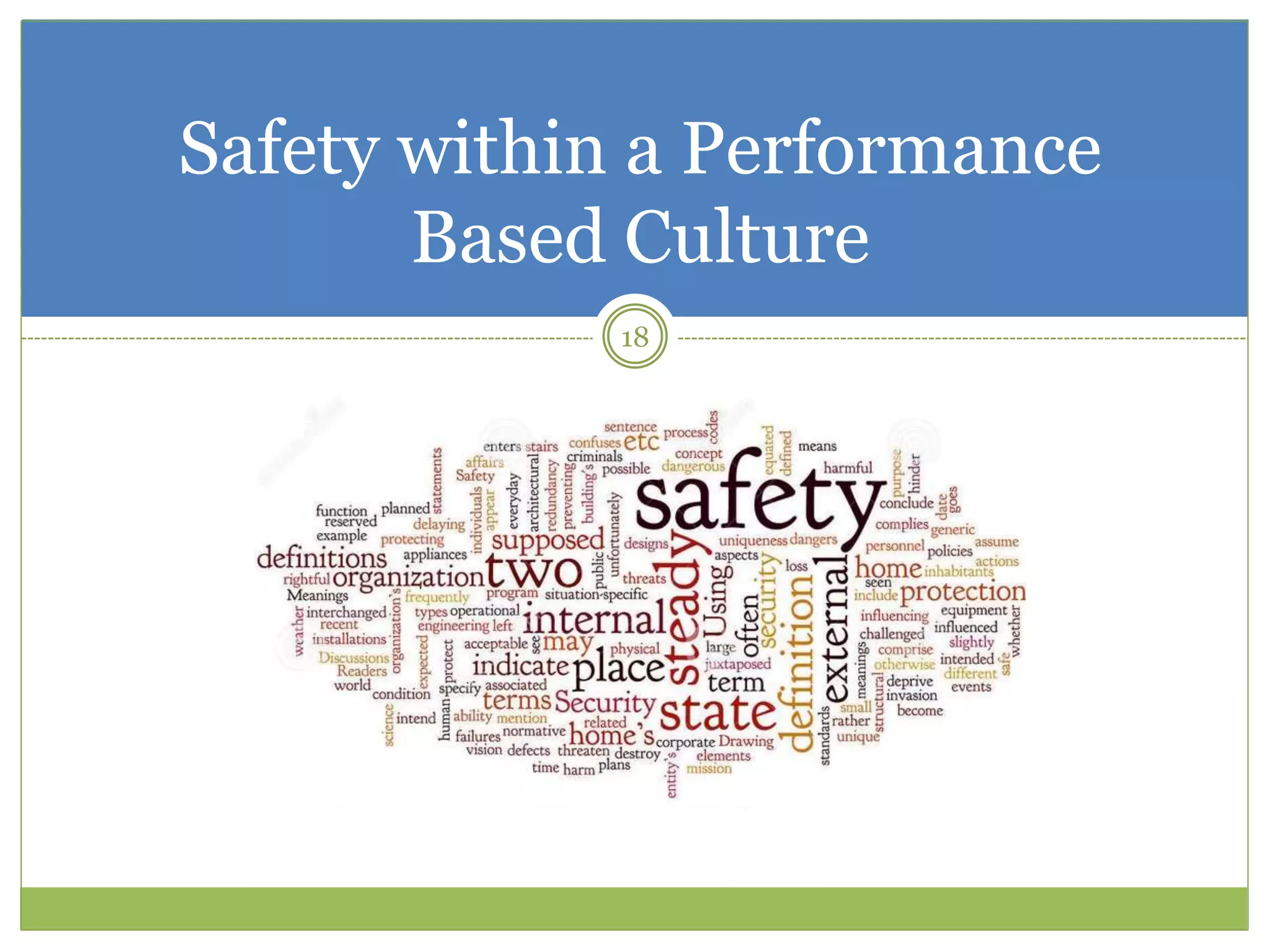 OH&S Safety Culture in the Workplace November 2014 | PPTX