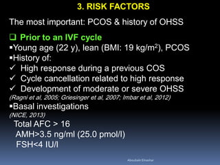 ROLE OF CABERGOLIN IN MANAGEMENT OF OHSS | PPT