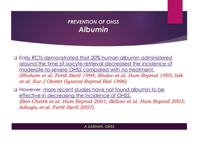 OVARIAN HYPER-STIMULATION SYNDROME (OHSS) | PDF