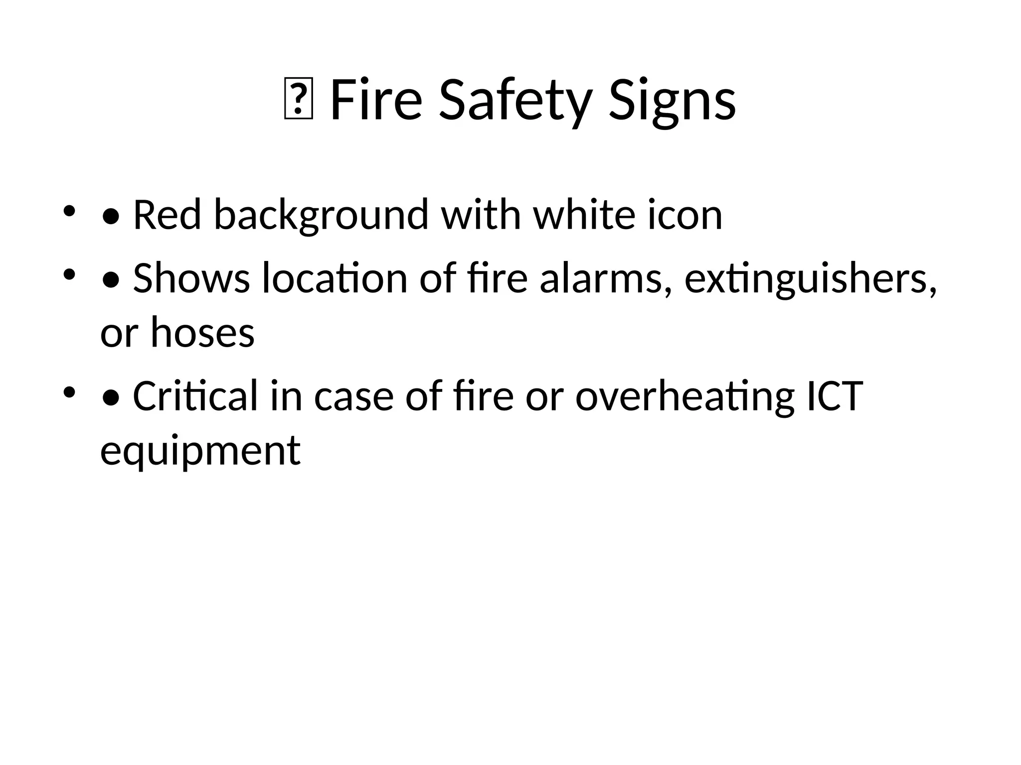 OHS_Signs_ICT_CSS_Presentation.occupational health and safetypptx | PPTX