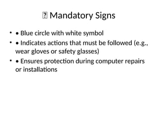 OHS_Signs_ICT_CSS_Presentation.occupational health and safetypptx | PPTX