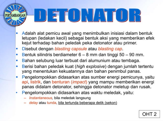OHT Perlengkapan peledakan.ppt