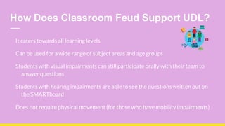 Sarah Rhoades-Classroom Feud! | PPT