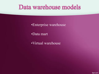 Data warehousing | PPT