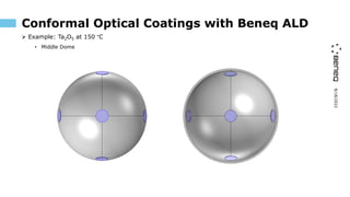 Conformal optical coatings on complex 3D-macrostructures using atomic ...
