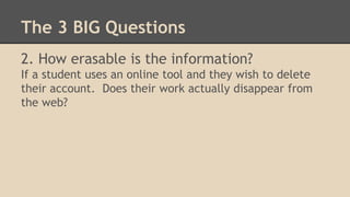 Student privacy and technology | PPTX | Internet Safety | Parenting